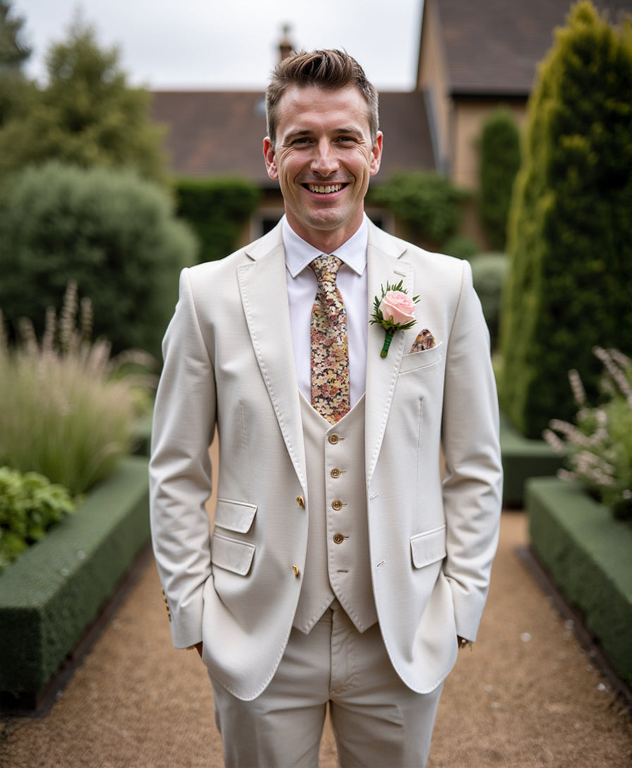 Fawn Wool Suit | Wedding Suit Hire | Berkshire, Hampshire, Surrey ...